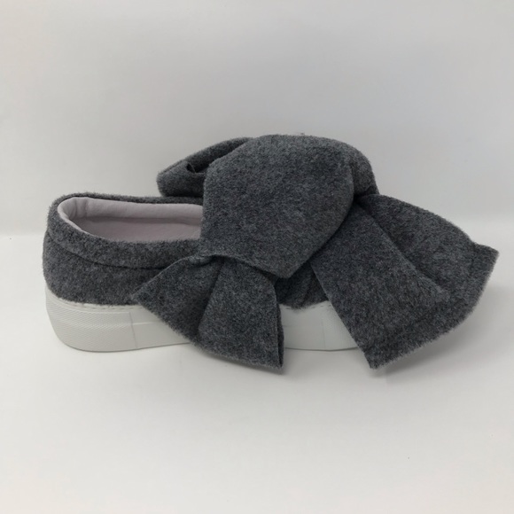 Joshua Sanders | Shoes | Nwt Joshua Sanders Felted Bow Slipon Sneakers ...
